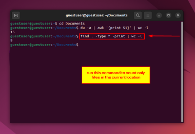 4 Easy Ways to Count Files in Linux Using CLI