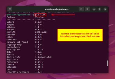 6 Effective Ways- Check the Version of a Python Package in Linux
