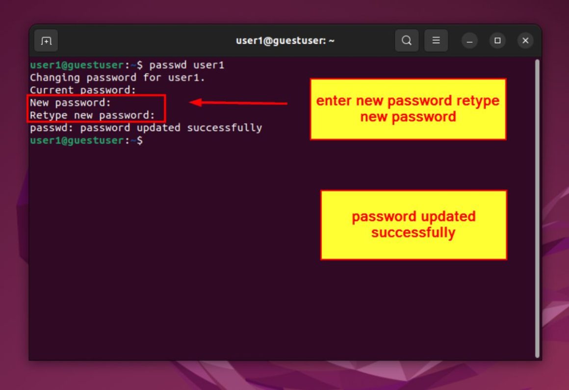 4 Best Methods to Change User Password Linux