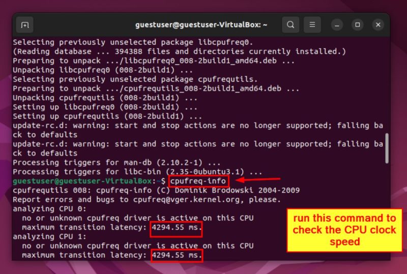 How To Check Cpu Frequency Linux 8 Easy Ways
