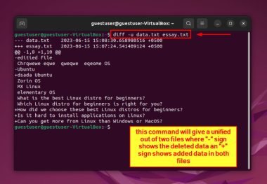 How to Compare Two Files Linux [3 Effective Methods]