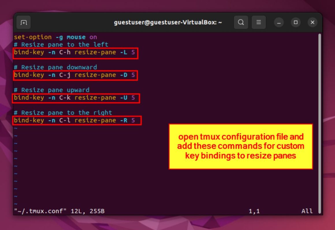 How to Adjust Tmux Pane Size [3 Effective Methods]