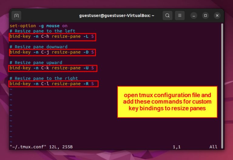 How to Adjust Tmux Pane Size [3 Effective Methods]