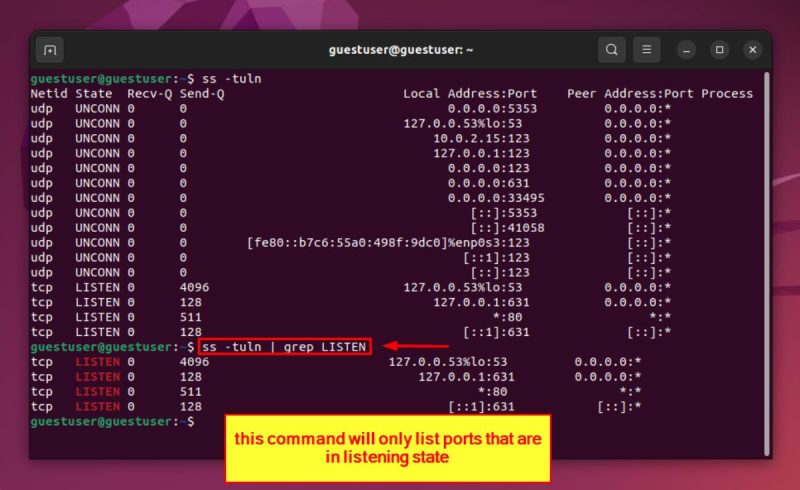 How to Check Open Ports in Linux [5 Easy Methods]