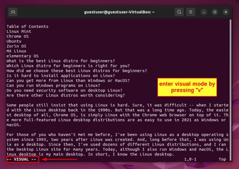3 Effective Methods To Select All in Vi/Vim