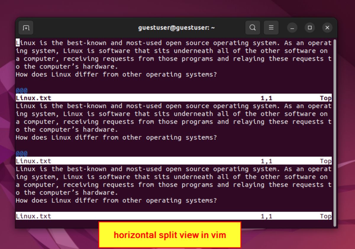 Mastering Vim Split Window: Split Vertically & Horizontally