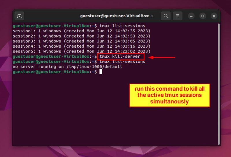 How To Kill Tmux Session 4 Best Methods