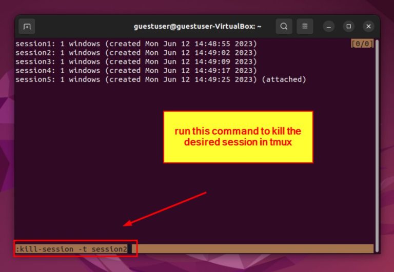 How to Kill Tmux Session [4 Best Methods]