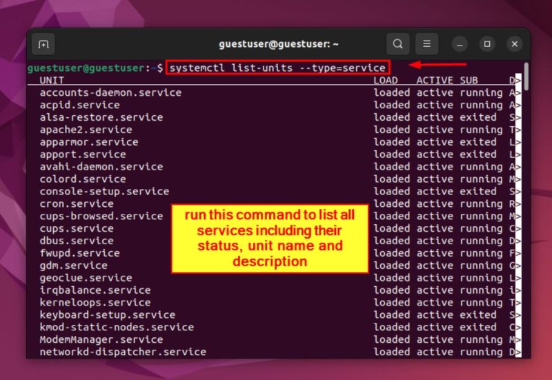 How to List All Services Ubuntu [4 Best Methods]
