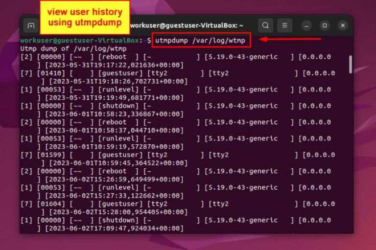 3 Easy Methods to Check Linux Login History
