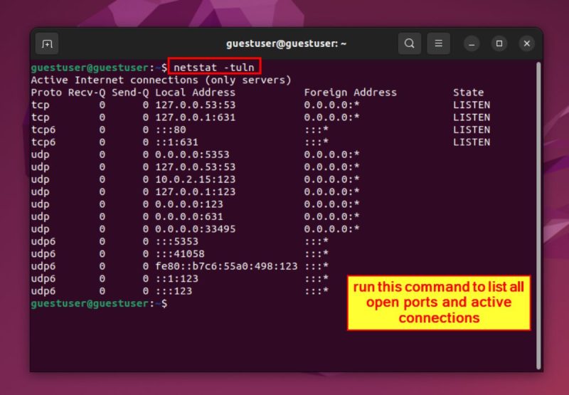 How to Check Open Ports in Linux [5 Easy Methods]