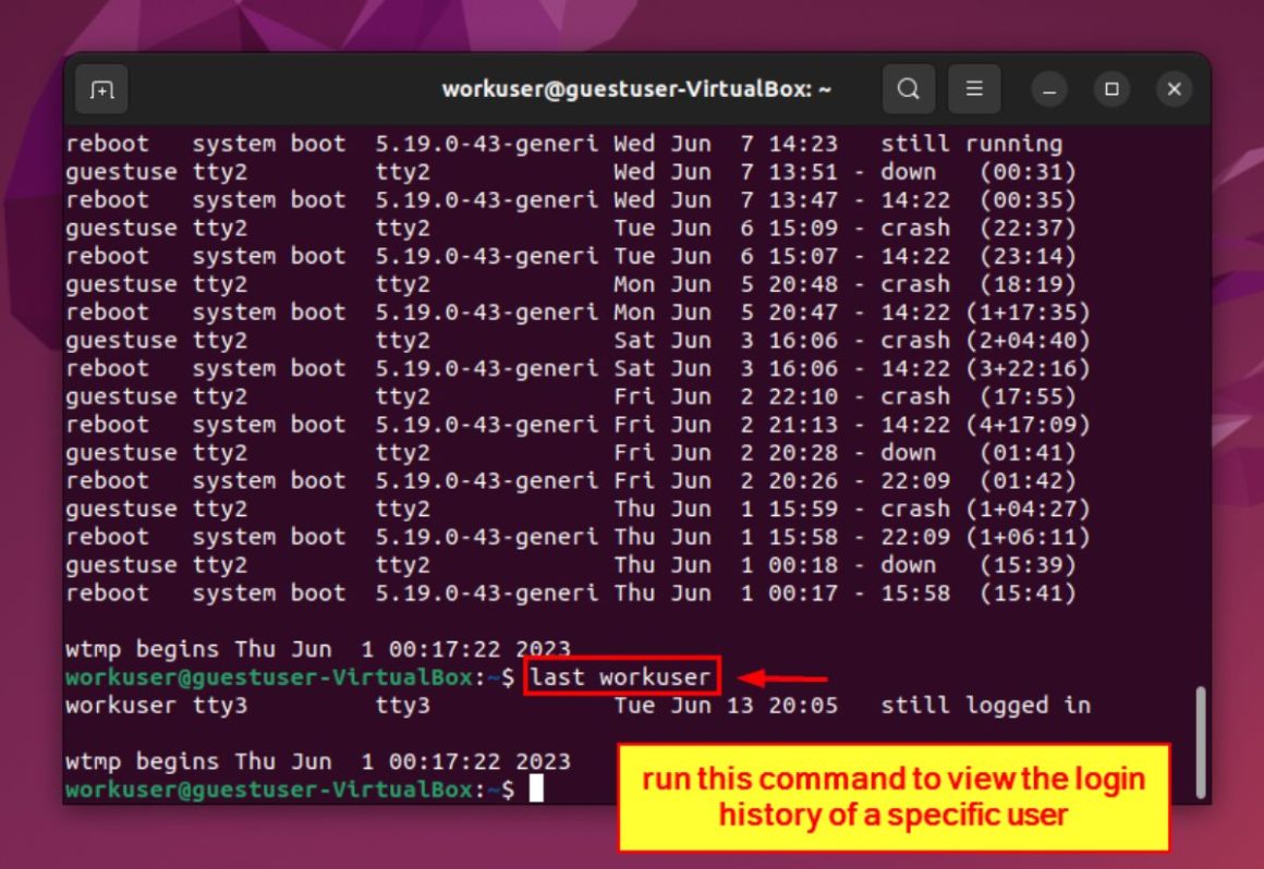 3 Easy Methods to Check Linux Login History