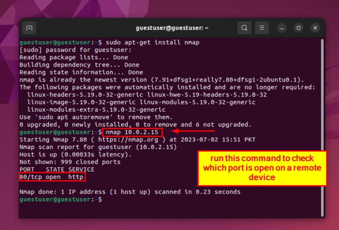 Check If a Port Is Open on a Remote Linux PC- 5 Best Methods