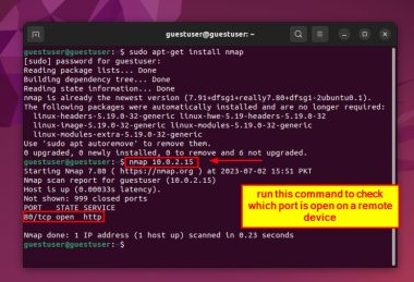 Check If a Port Is Open on a Remote Linux PC- 5 Best Methods