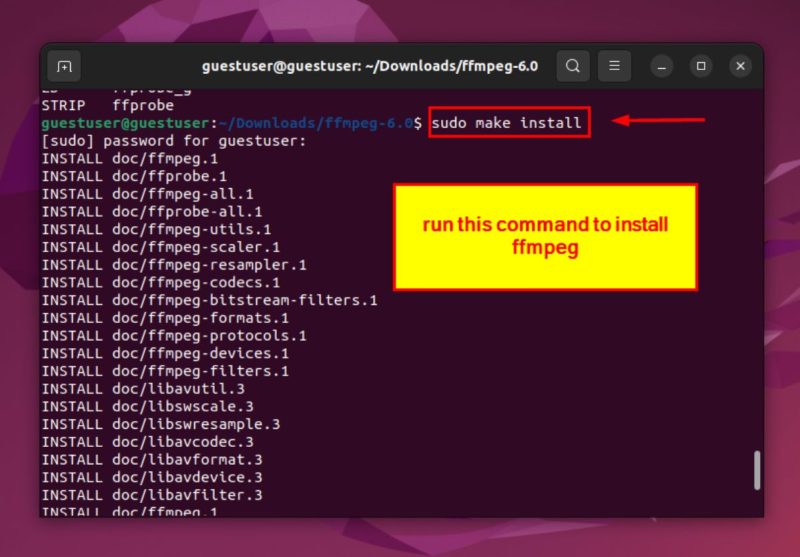 16 Simple Steps to Install FFmpeg on Ubuntu
