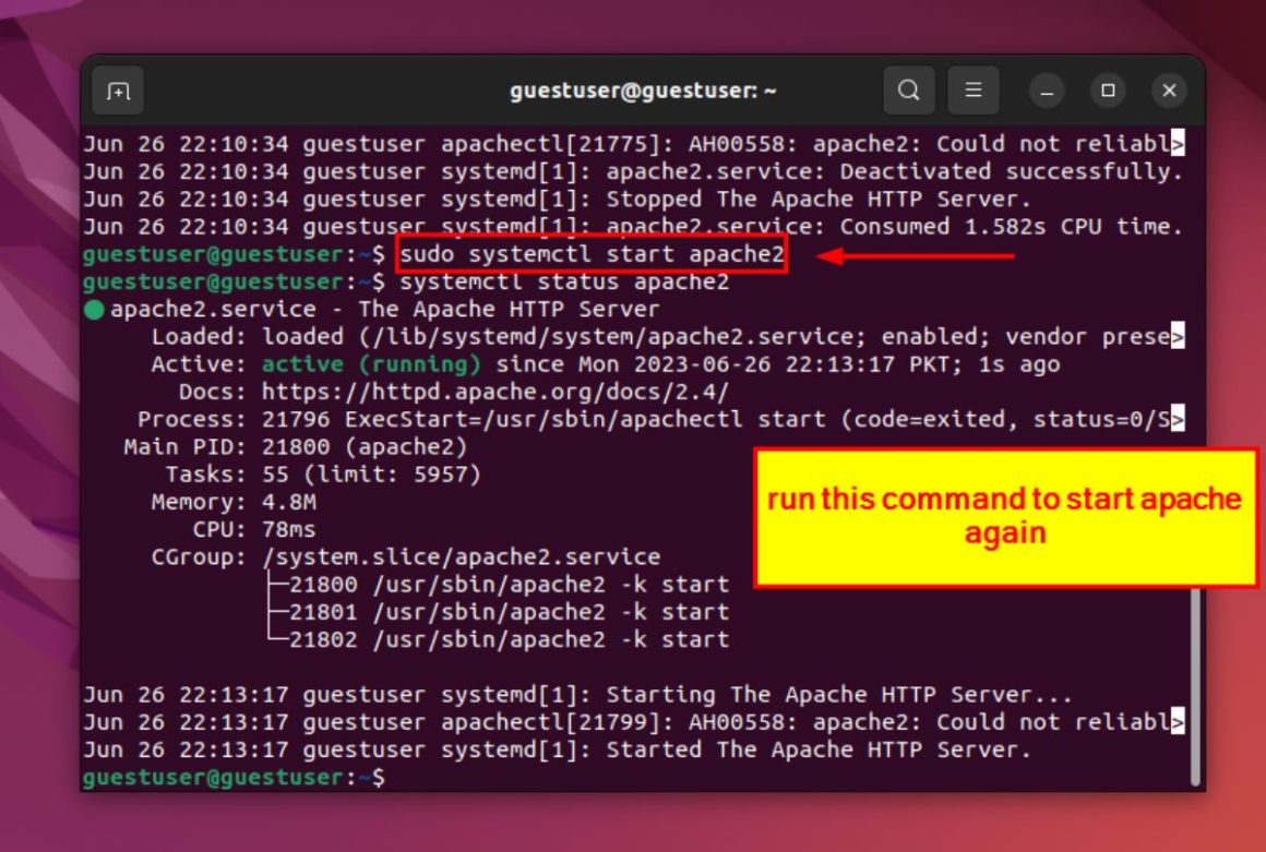 How To Restart Apache Ubuntu 5 Best Methods 8621