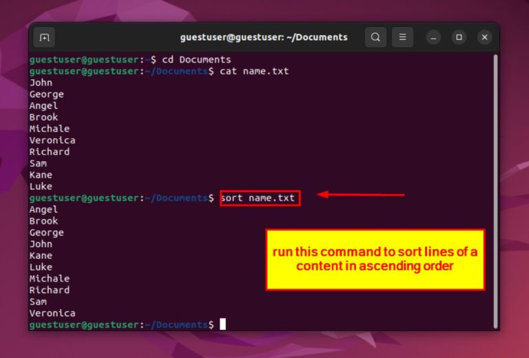 How to Use the Sort Command in Linux [10 Easy Ways]