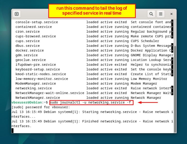 How to Use the Journalctl Command to Tail Service Logs in Linux [4 Best Uses]