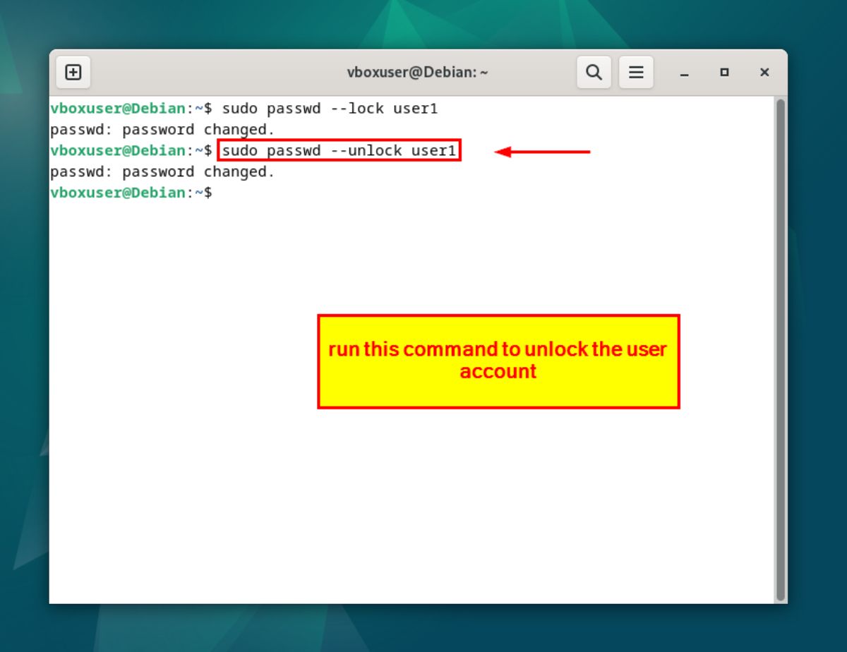 3 Proven Methods to Unlock and Lock User Account Linux