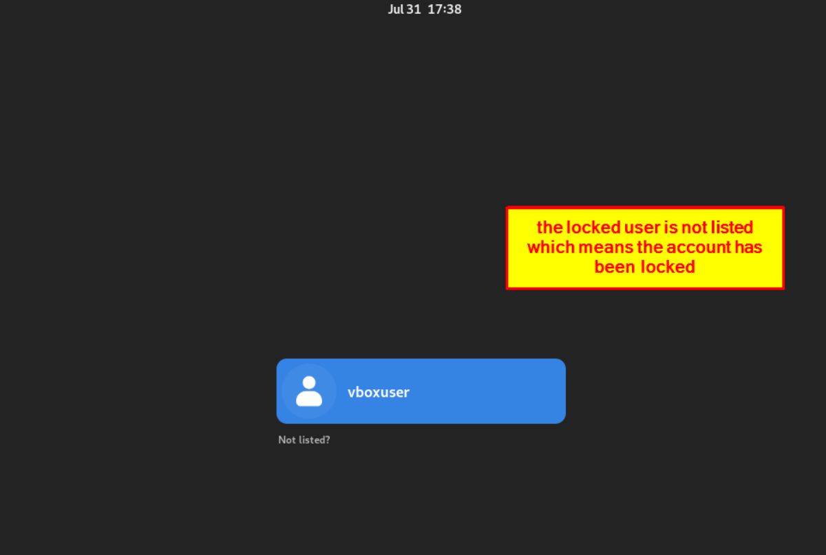 3 Proven Methods to Unlock and Lock User Account Linux