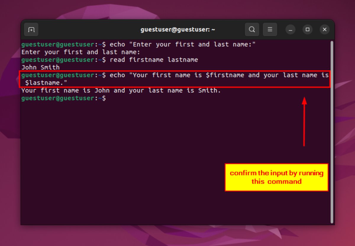 6 Best Methods to Use the Read Command in Linux