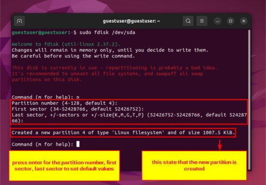 How to Create Linux Disk Partition [3 Proven Methods]