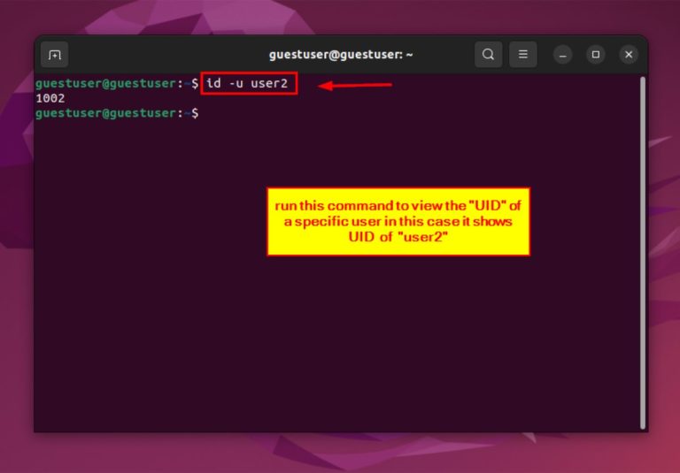 How to Find UID of a User in Linux [3 Best Methods]