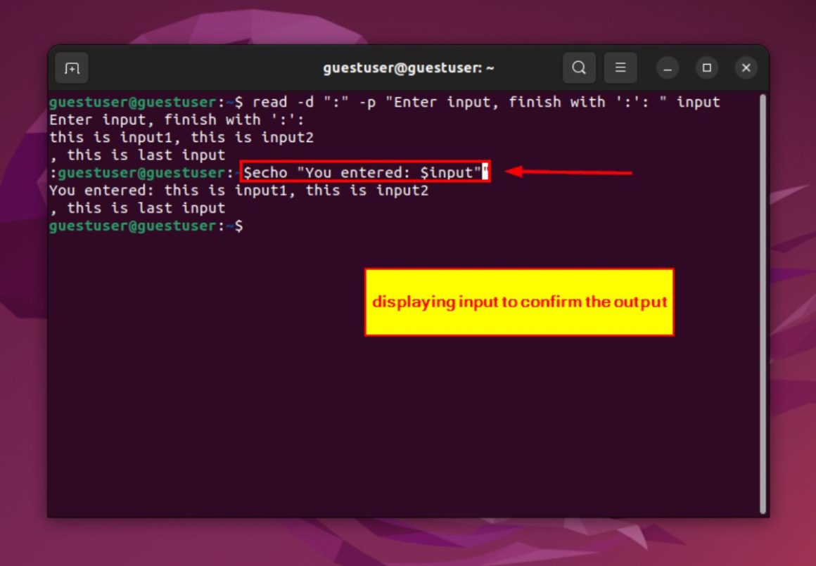 6 Best Methods to Use the Read Command in Linux