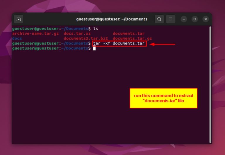How to Extract Tar File in Linux? [2 Best Methods]