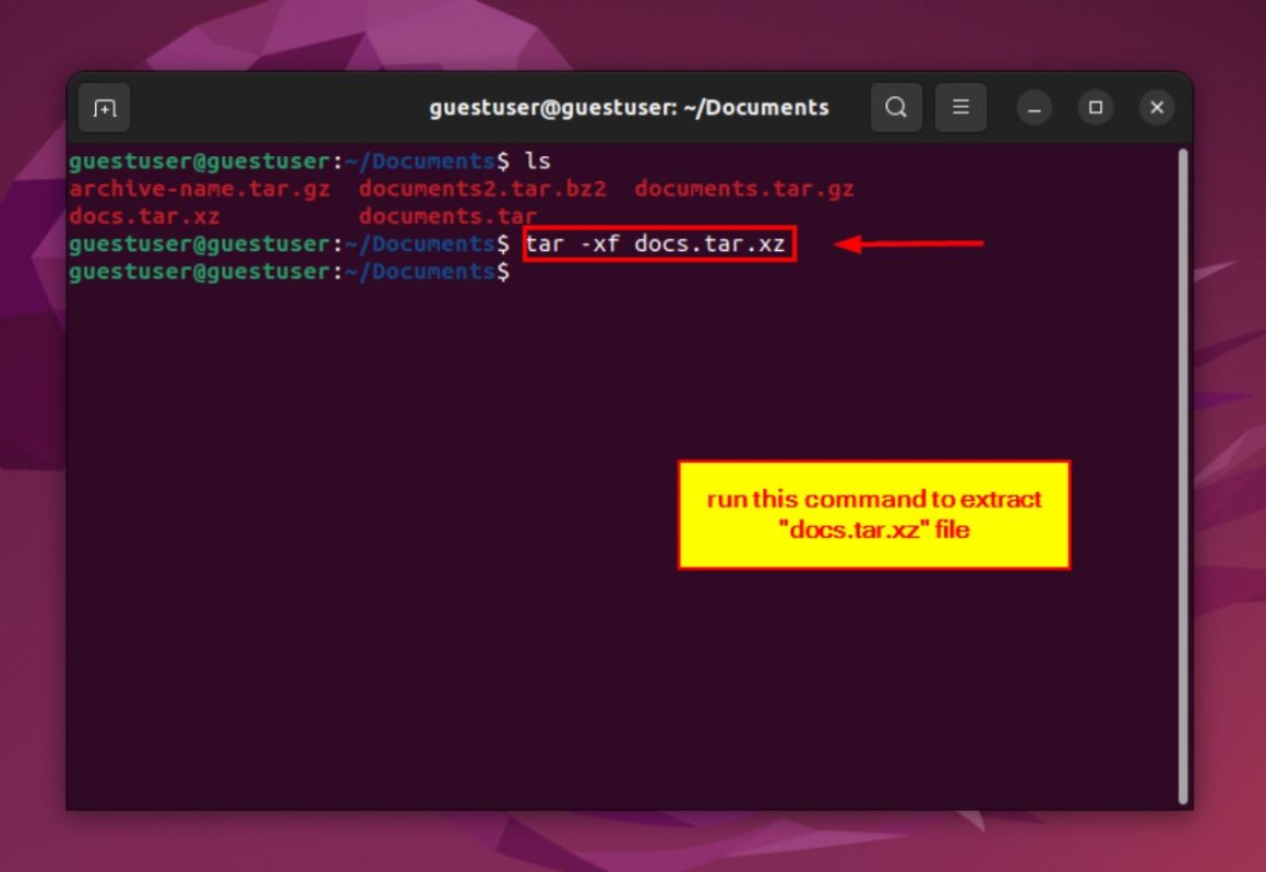 How To Extract Tar File In Linux 2 Best Methods
