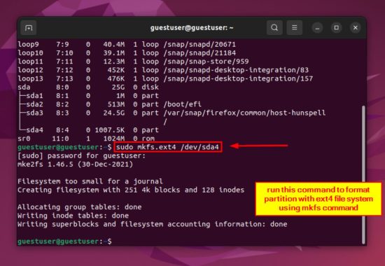 How to Linux Format Disk Partitions? [3 Easy Methods]