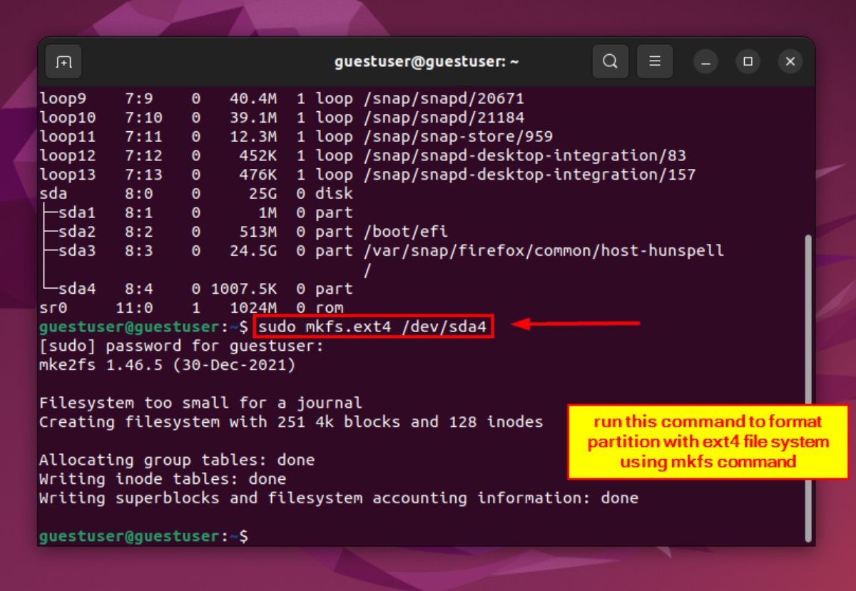 How to Linux Format Disk Partitions? [3 Easy Methods]