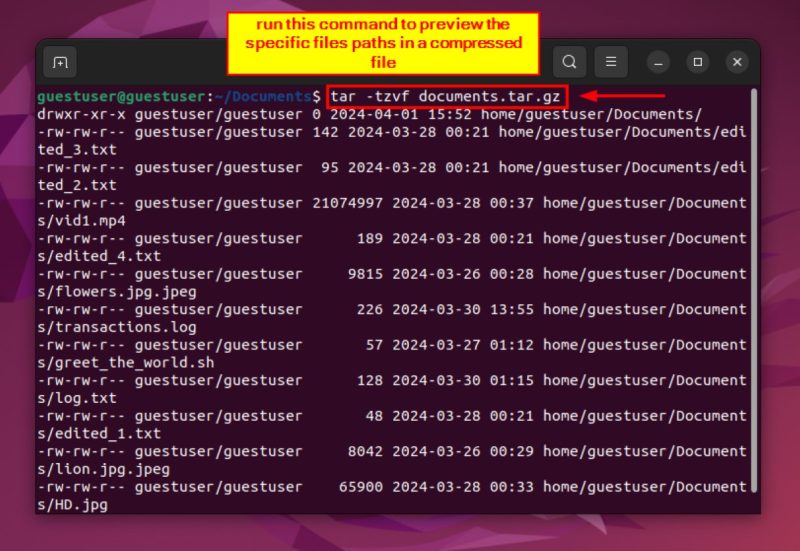 How to Use Tar Command in Linux [16 Best Uses]