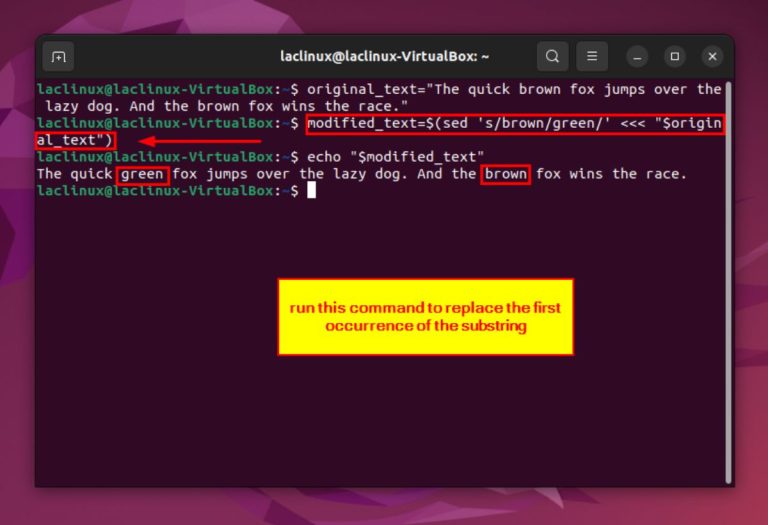 3 Best Methods to Replace a Substring With Another String in Bash