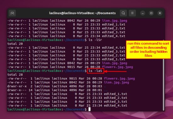 5 Ways To Use Ls Command To Sort Files By Size In Linux 9781