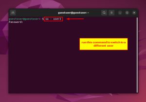 4 Simple Ways to Linux Switch Users