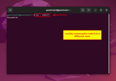 4 Simple Ways to Linux Switch Users
