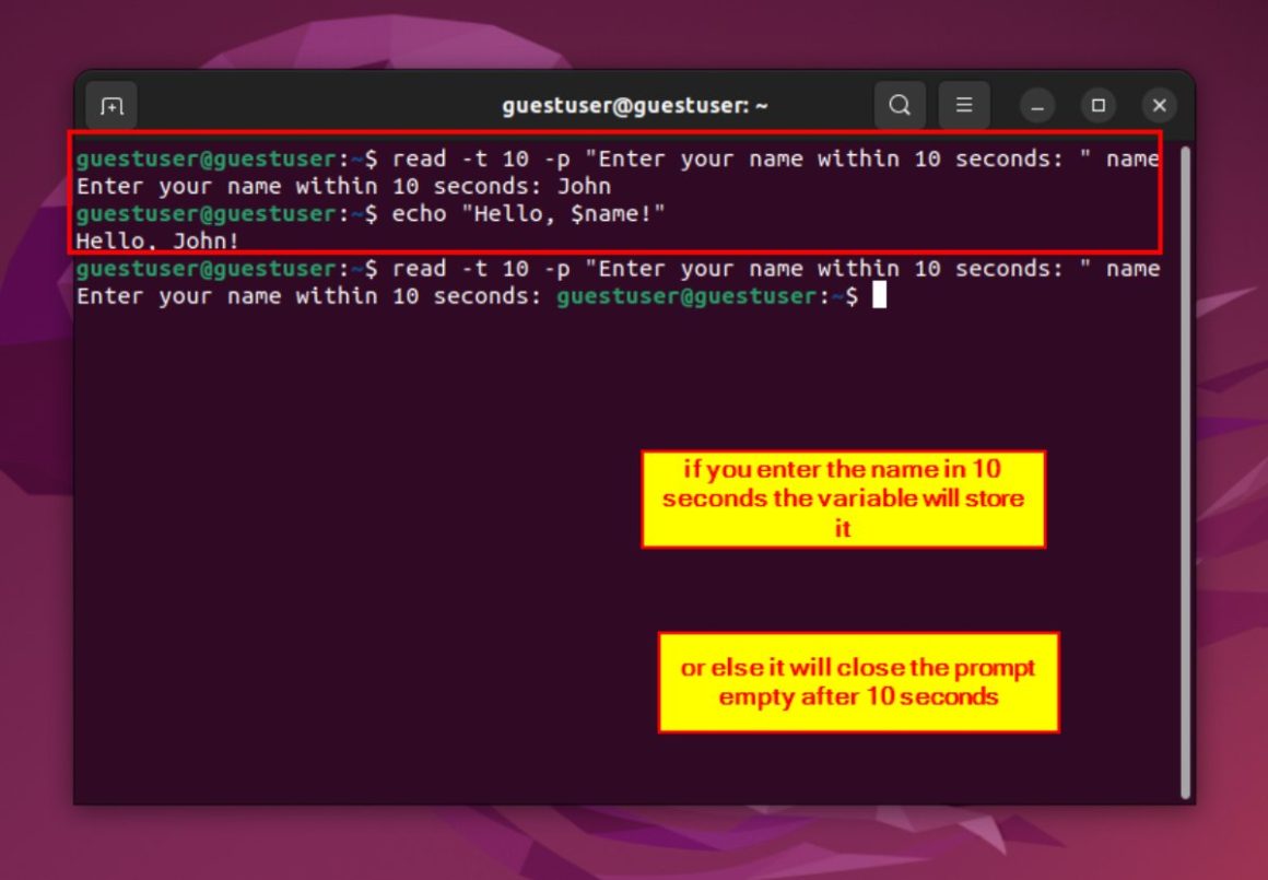 6 Best Methods to Use the Read Command in Linux