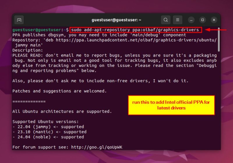 How to Install Intel Graphics Driver on Ubuntu Linux