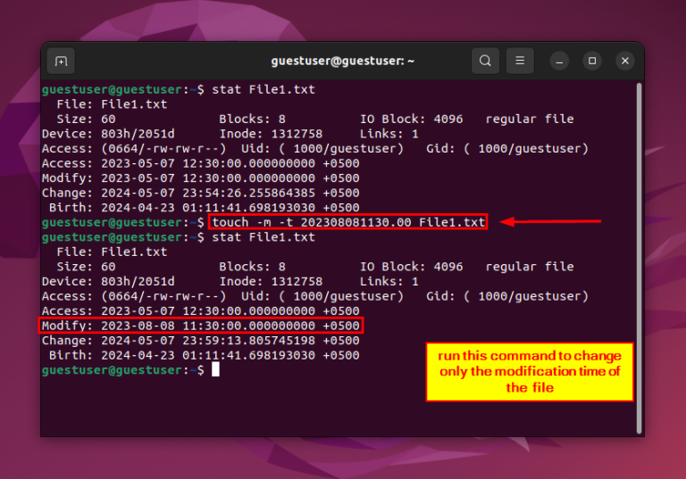 How To View Linux File Timestamps 3 Easy Methods
