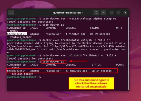 How to Implement Docker Restart Policies?