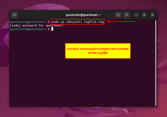 How To Empty Log File Linux 6 Effective Methods
