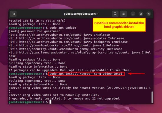 How to Install Intel Graphics Driver on Ubuntu Linux