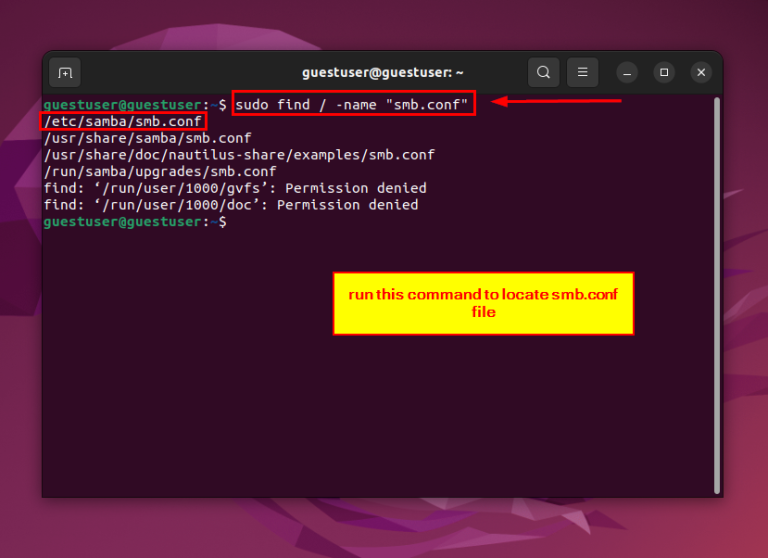 What is smb.conf File and How to Use It? - Linuxier