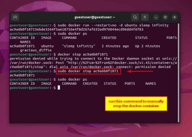 How to Implement Docker Restart Policies?