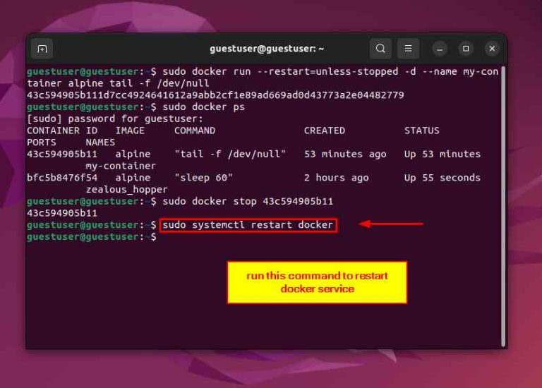 How to Implement Docker Restart Policies?