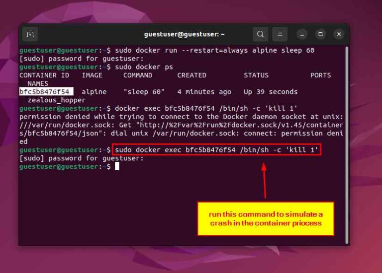 How to Implement Docker Restart Policies?