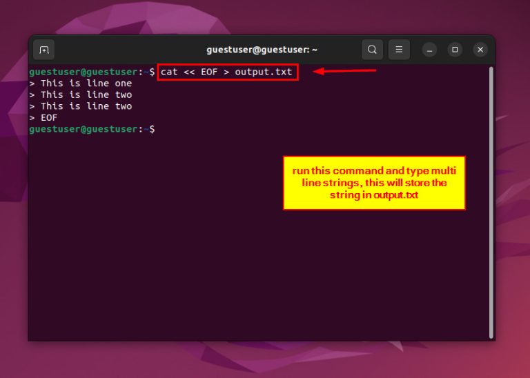 5 Best Ways to Use Cat EOF for Multi-line Strings in Bash