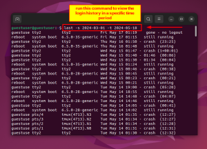 3 Easy Methods to Check Linux Login History