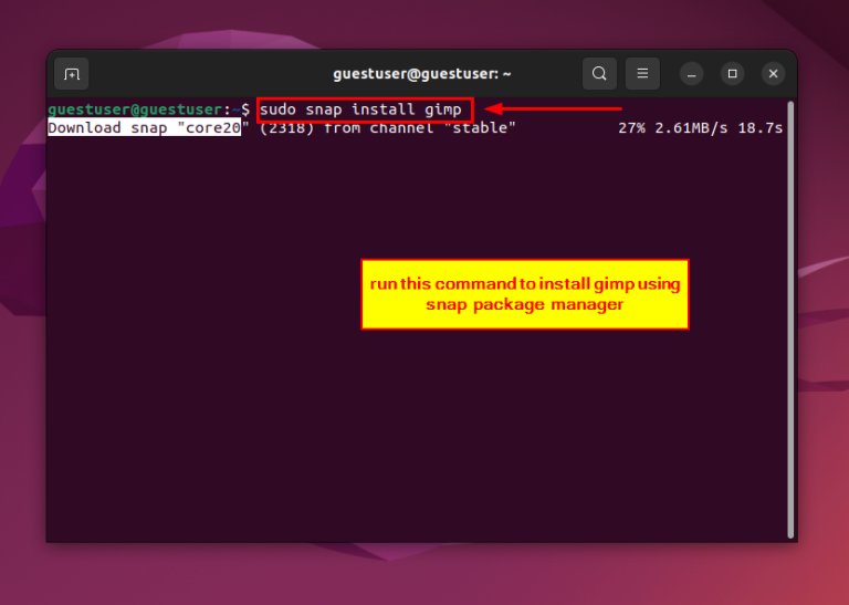 How to Install GIMP on Linux [ 3 Best Methods ]